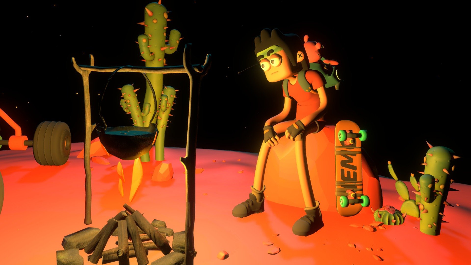 Nemo Campfire - 3D model by Motion Miracles (@MotionMiracles) [53b72ae ...