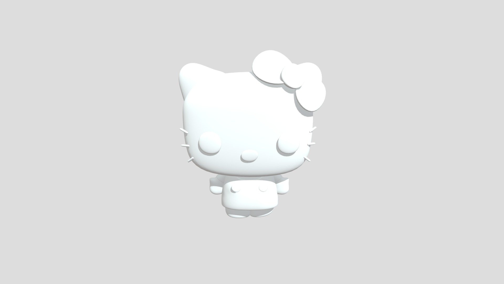 Hello Kitty - Download Free 3D model by MyCreativeCloud [53b73f9 ...