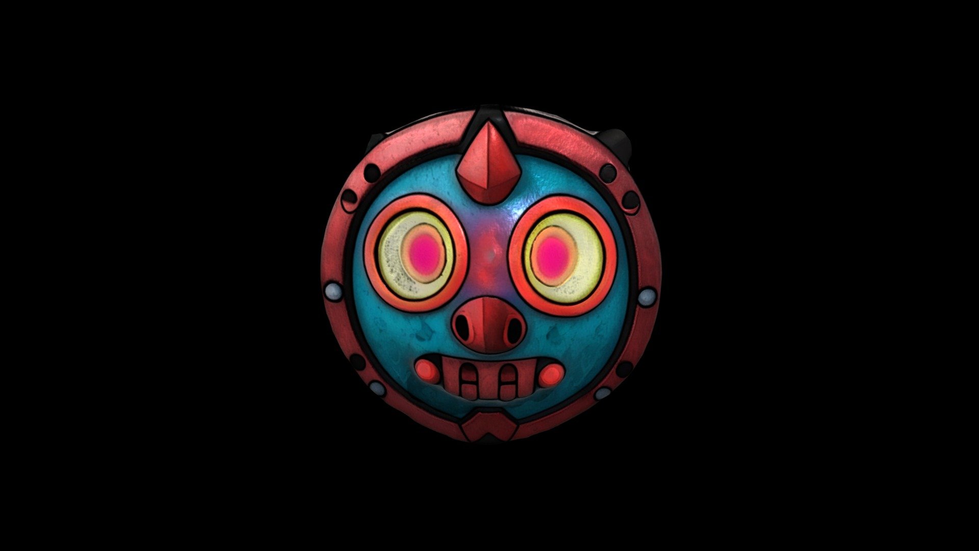 Happy Mask 341 - Download Free 3D model by klrxyz [53b8354] - Sketchfab