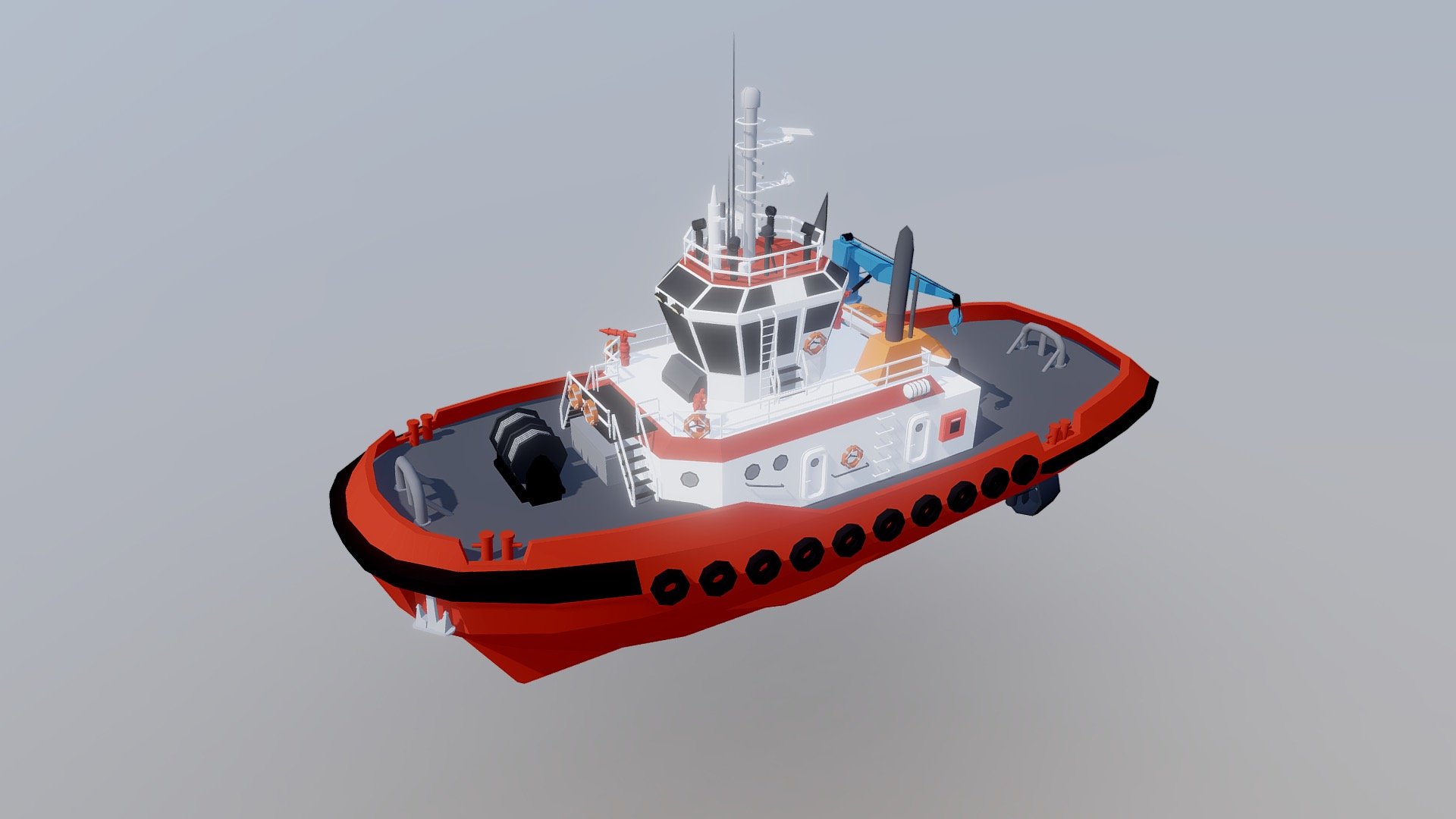 Tugboats - 3D model by Megapoly.Art [53ba1ea] - Sketchfab