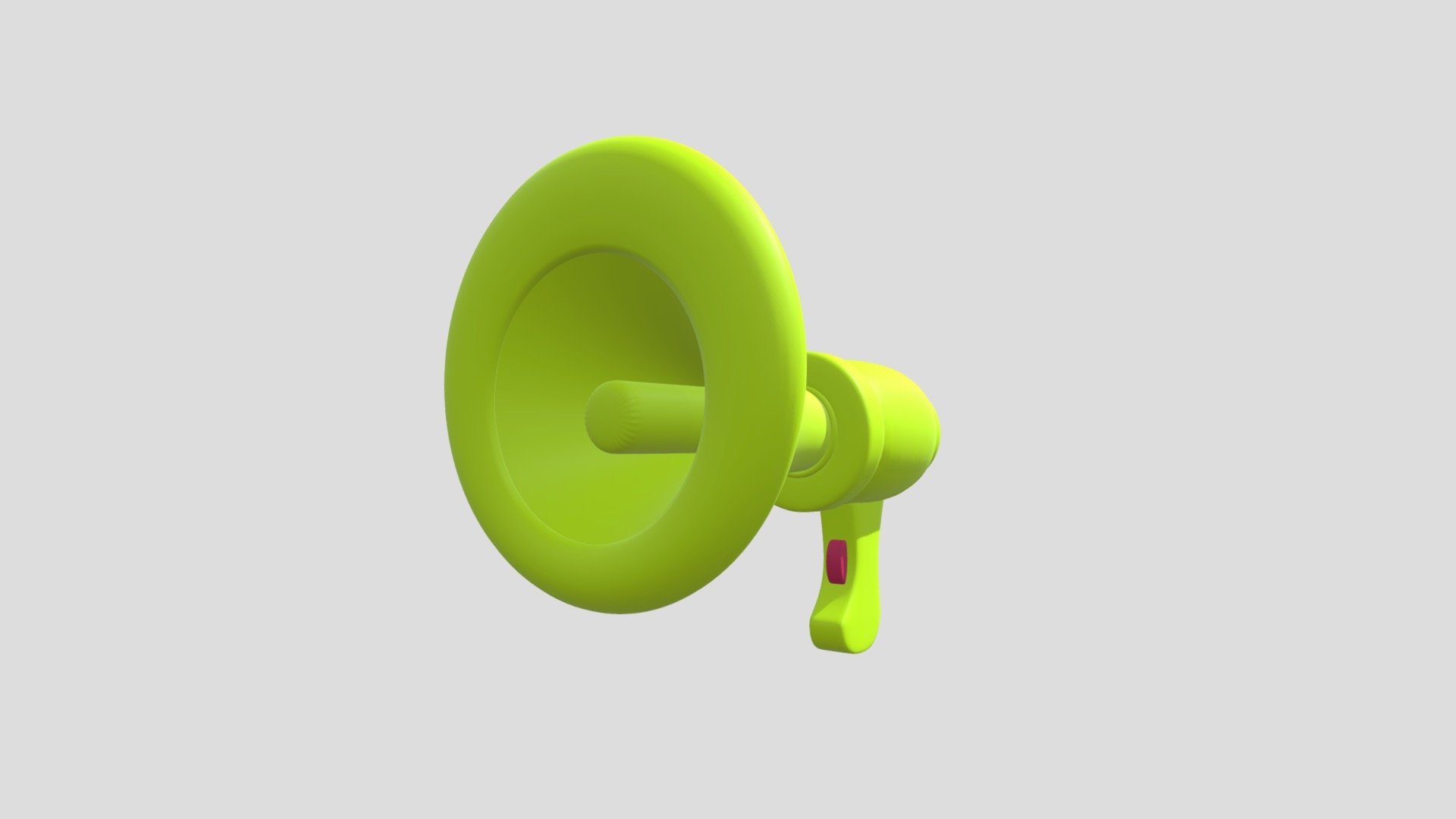 megaphone - Download Free 3D model by Mylom [53bf129] - Sketchfab
