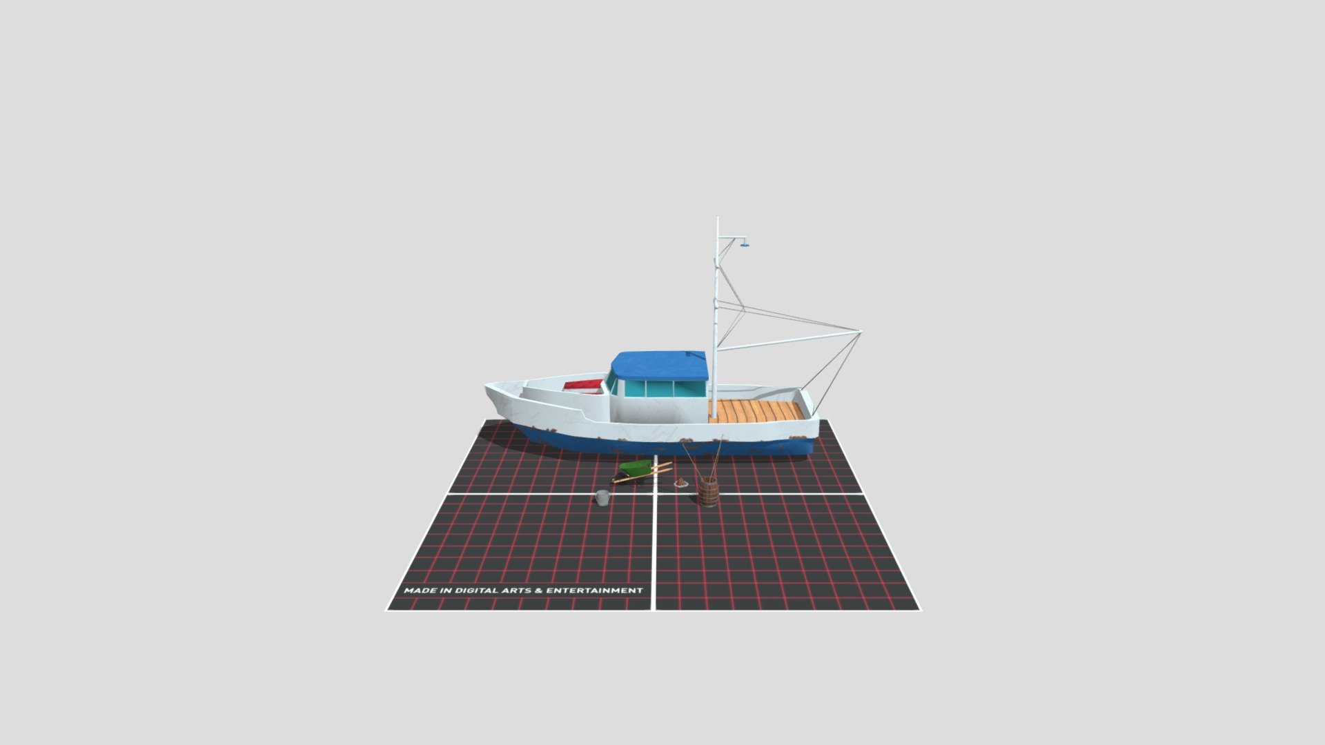 1DAE28 5 Finished props - By the ocean - 3D model by LennertSaerens ...