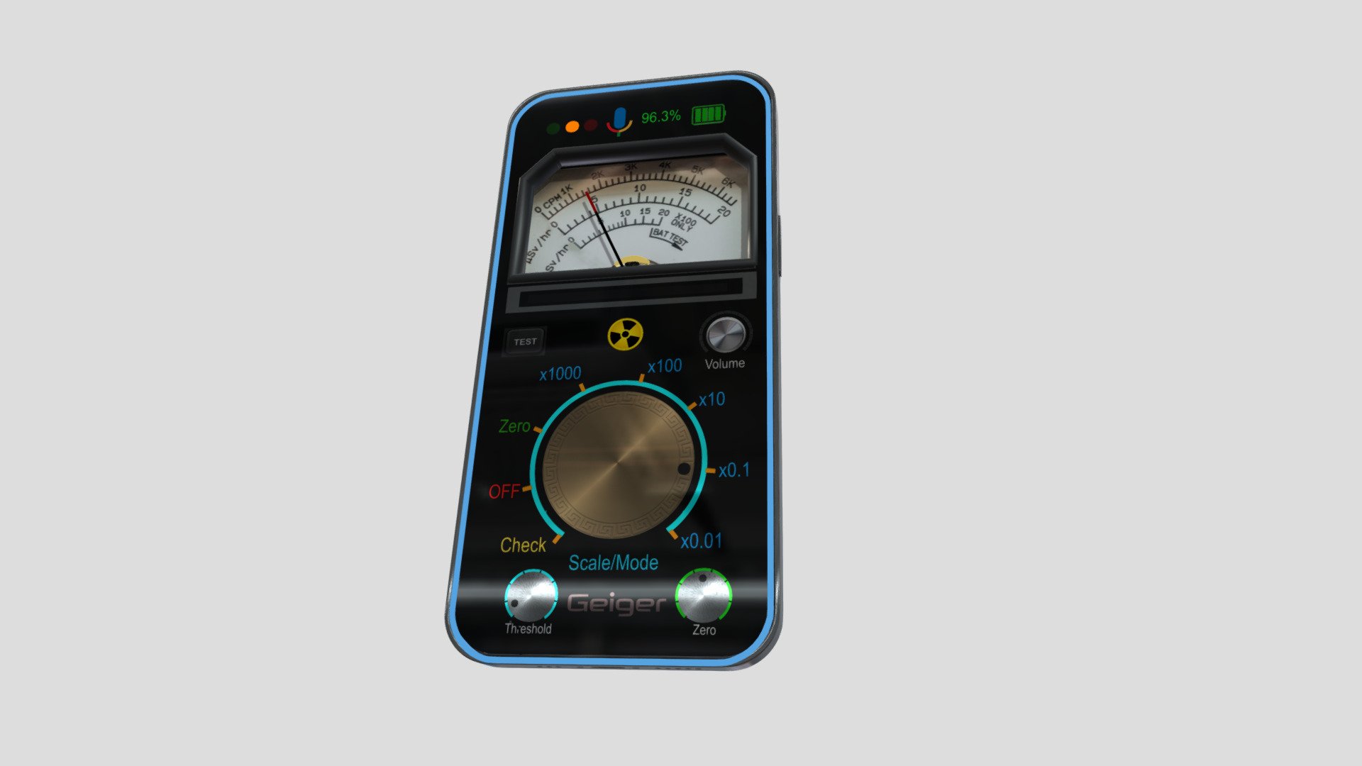 Smartphone Geiger Counter - 3D model by jvin [53c1280] - Sketchfab