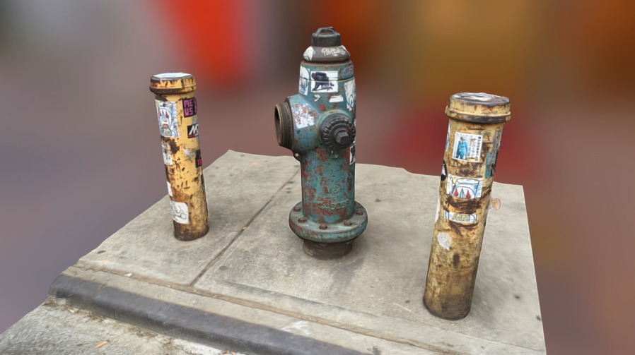Brooklyn Fire Hydrant - 3D model by Bart (@bartv) [53c133b] - Sketchfab