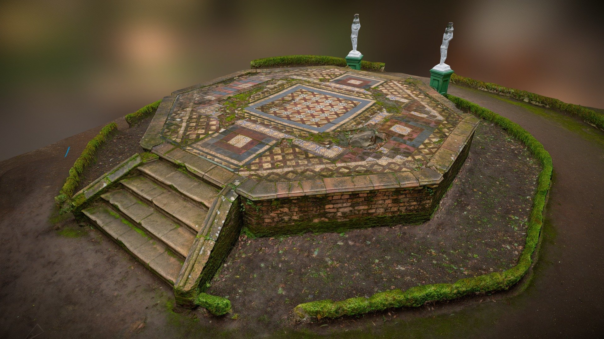 Piso Kiosko Chino - Parque Lota, Isidora Causiño - 3D model by Getarq ...