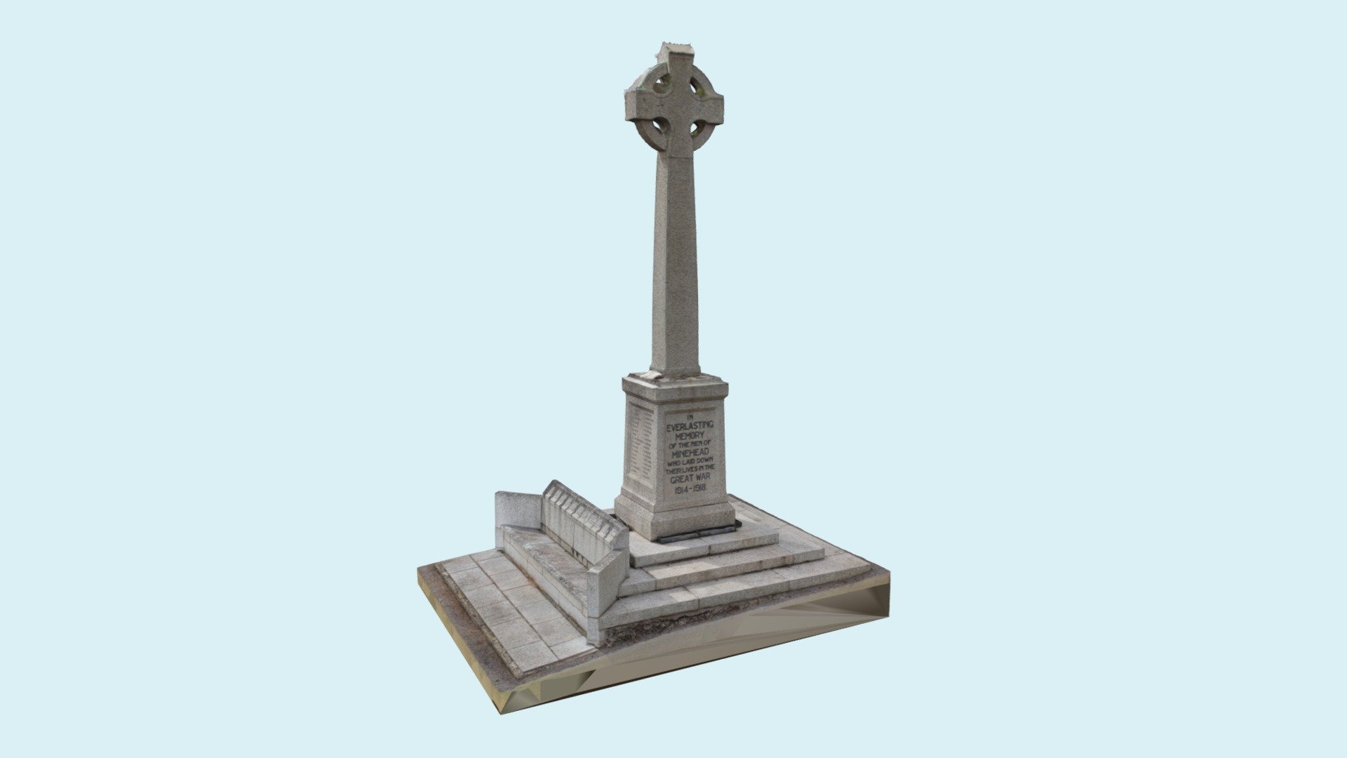 Minehead War Memorial - Download Free 3D model by Bob Currie ...