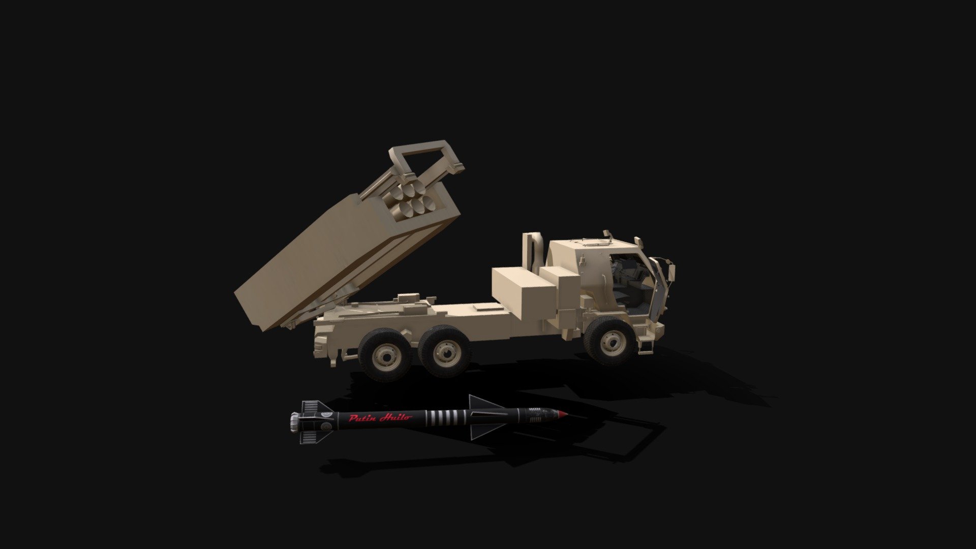 M142 HIMARS | FREE MODEL | ANIMATION - Download Free 3D model by Denys ...