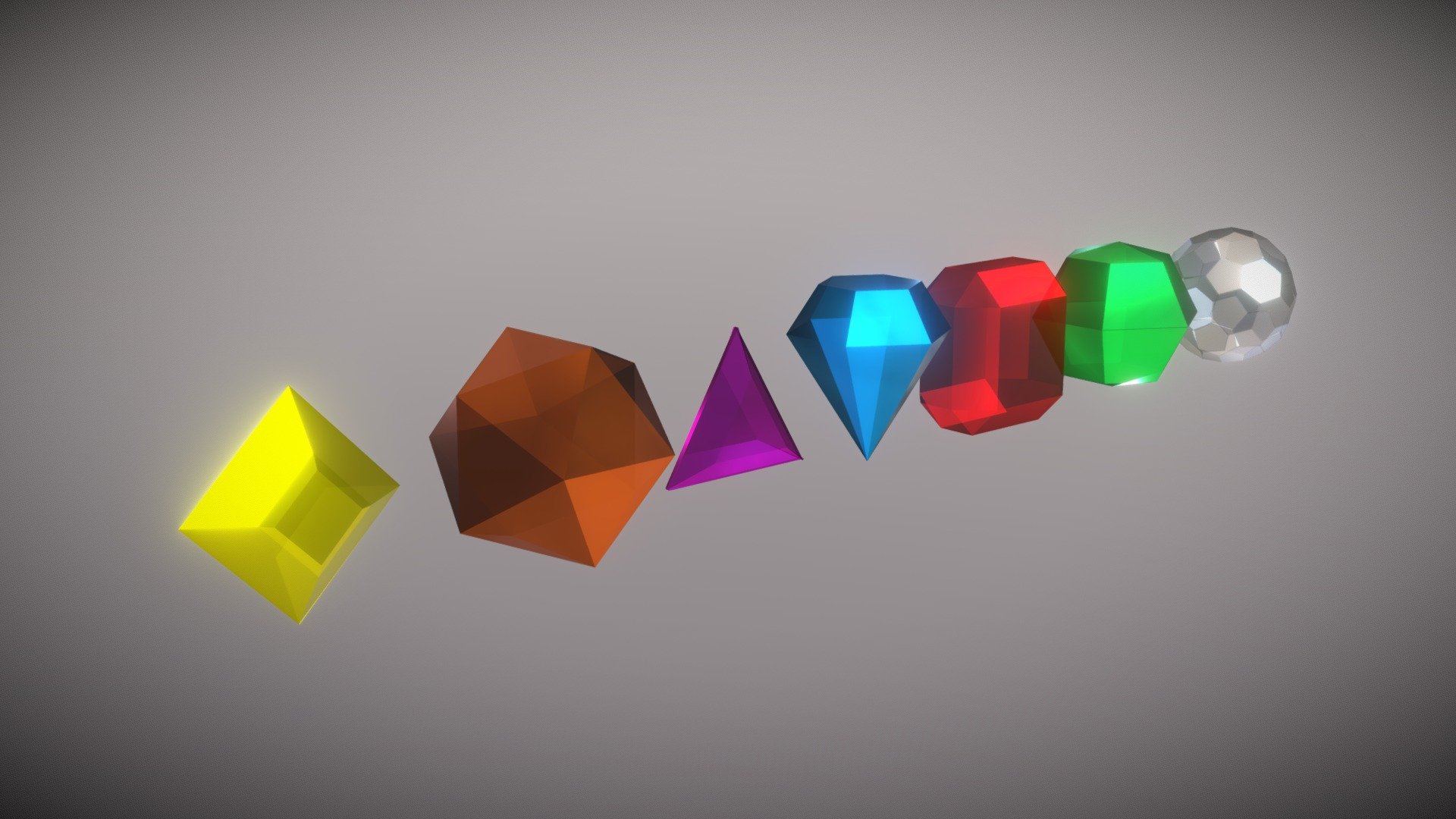 Gems from Bejeweled V2 (Unfinished) - Download Free 3D model by TimmySkwarchov [53c6679] - Sketchfab