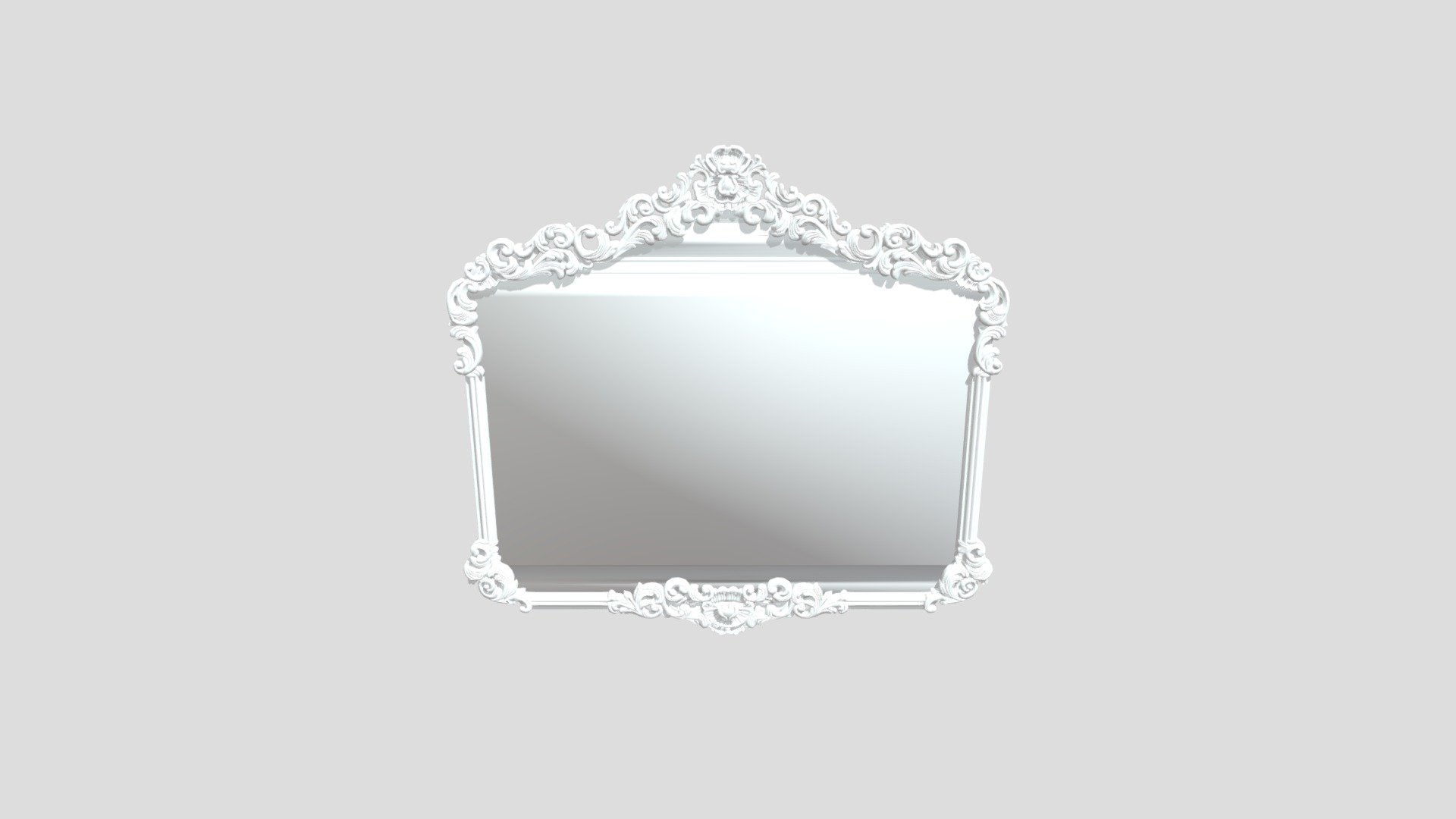 Royal Carved Mirror - Download Free 3D model by Modenese Gastone Interiors (@modeneseinteriors ...