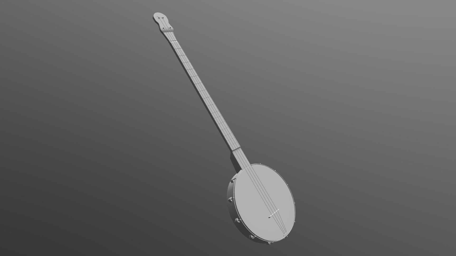 PROPS - banjo - 3D model by ewals [53c6f0a] - Sketchfab