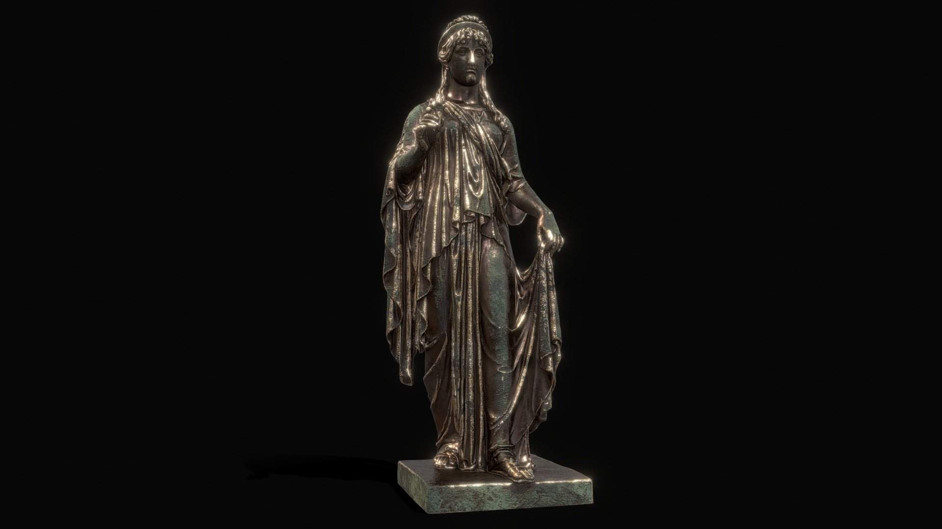 Goddess of Hope_bronze - 3D model by dada-design [53c72b1] - Sketchfab