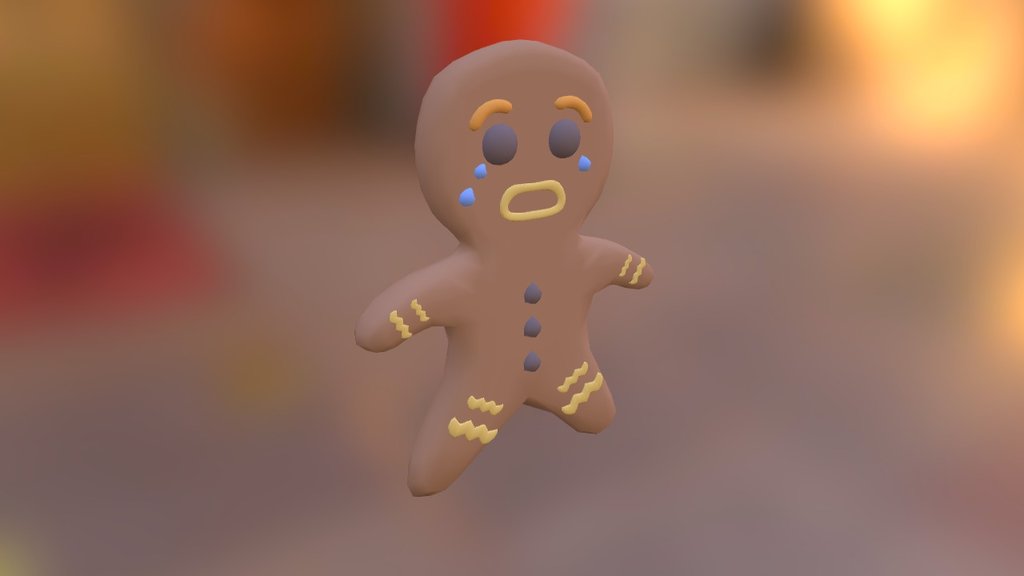 Gingerbread Man - 3D model by lucy40167 [53c7f71] - Sketchfab