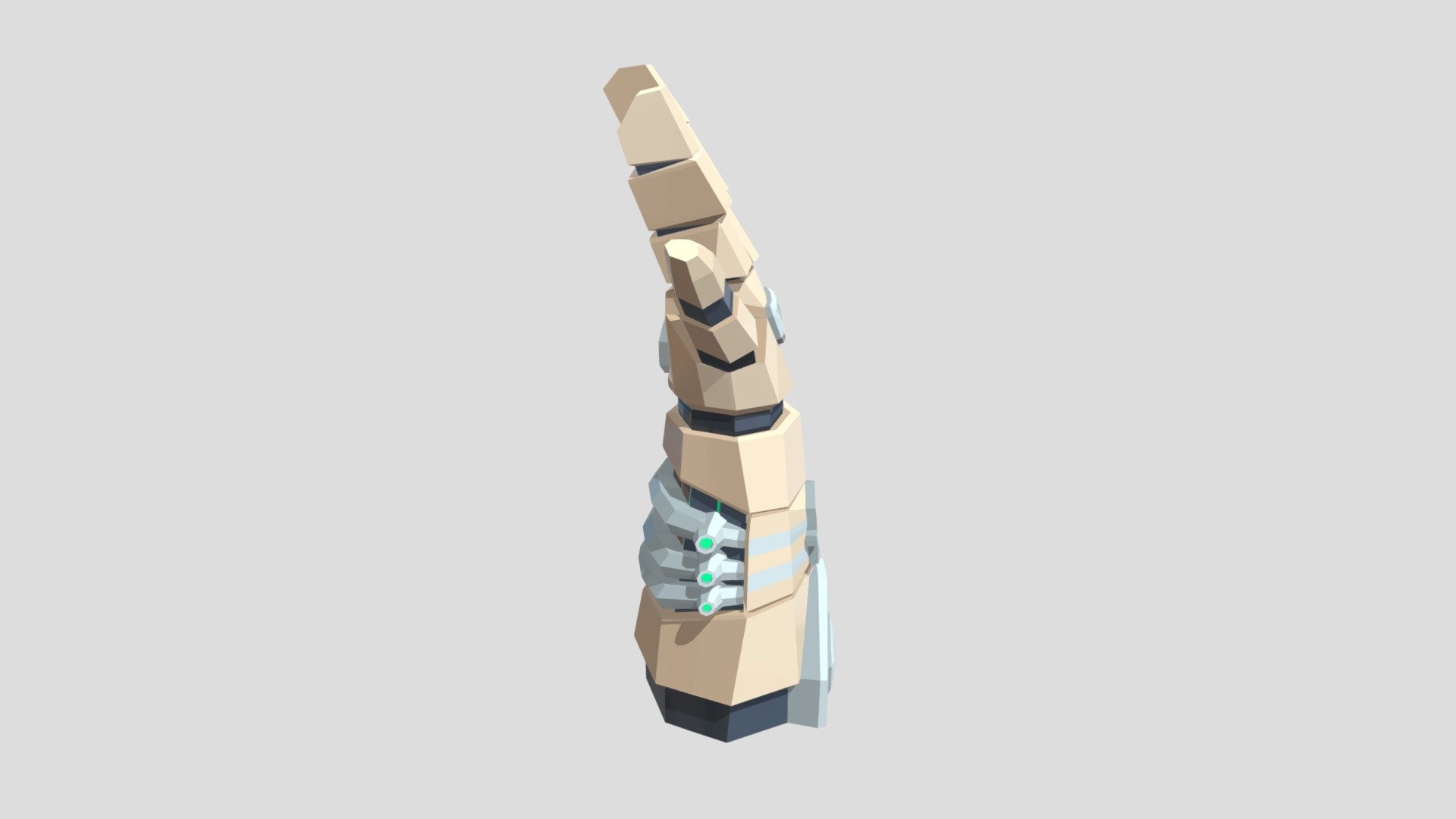 Relic Wars Gauntlet Model - 3D model by lsclarke [53c8bf1] - Sketchfab