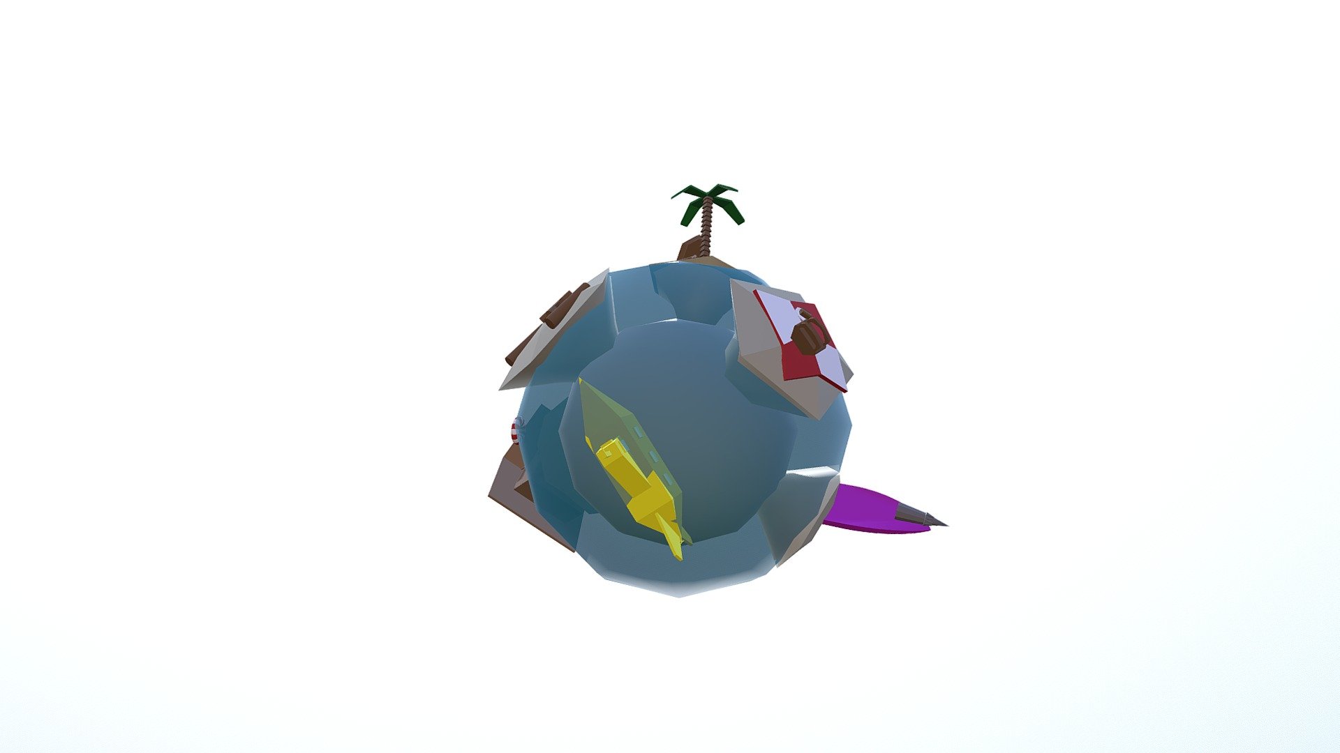 Low Poly Ocean - 3D model by Bethyybrown [53cb6c7] - Sketchfab