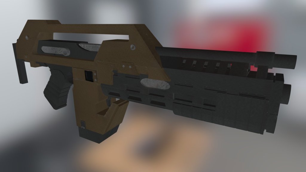 M41A Pulse Rifle - 3D model by Hutchy [53cd503] - Sketchfab