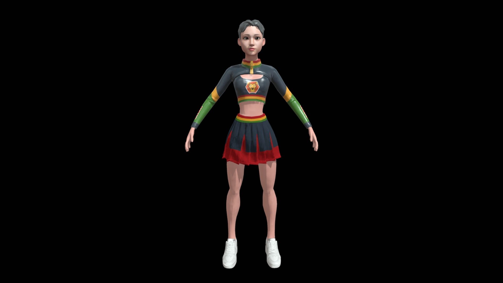 character girl #21 (FBX) - Download Free 3D model by BELAZ (@asset_for ...