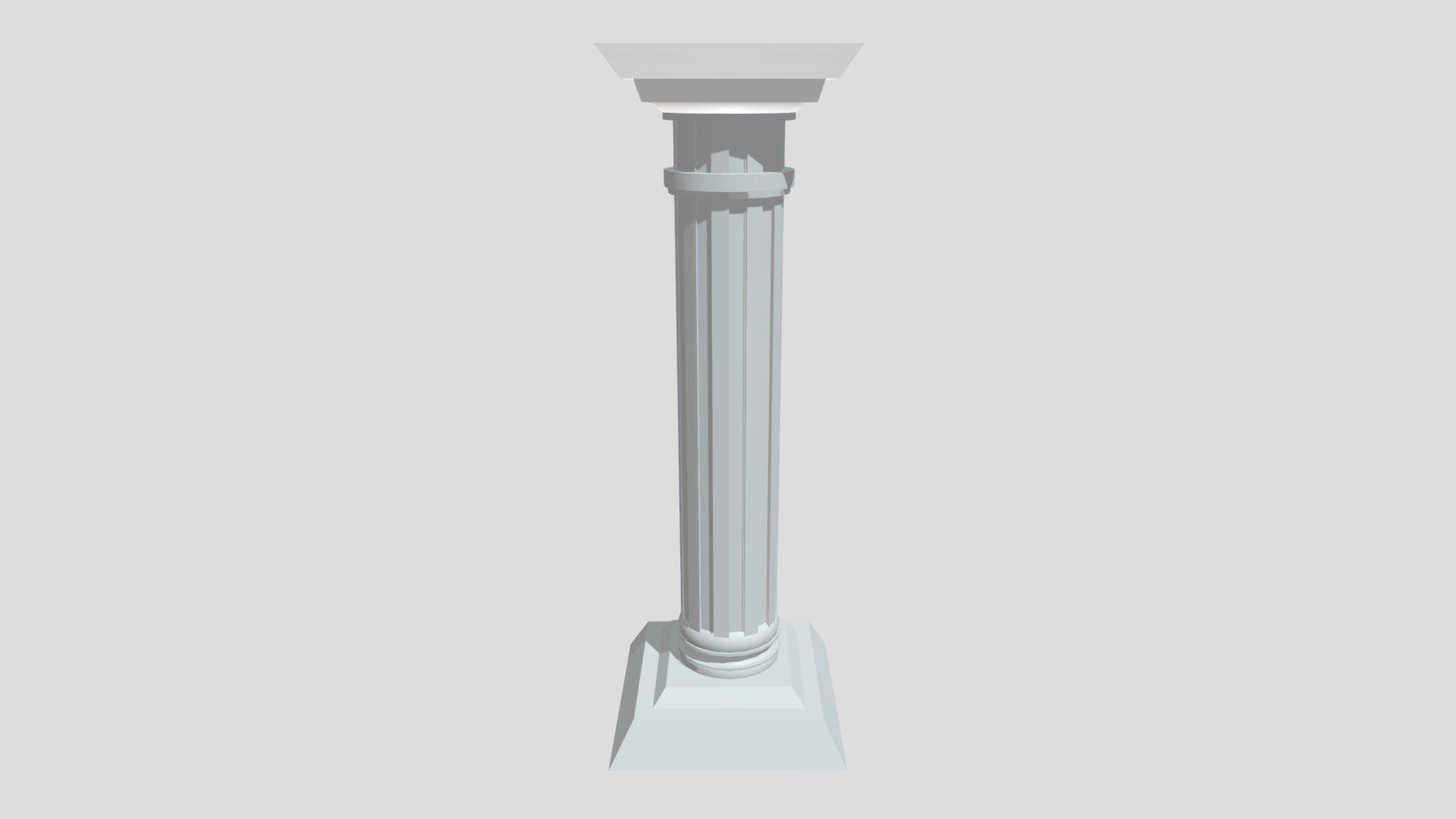 Doric Pillar Week 3 - Download Free 3D model by glindema [53d2549 ...