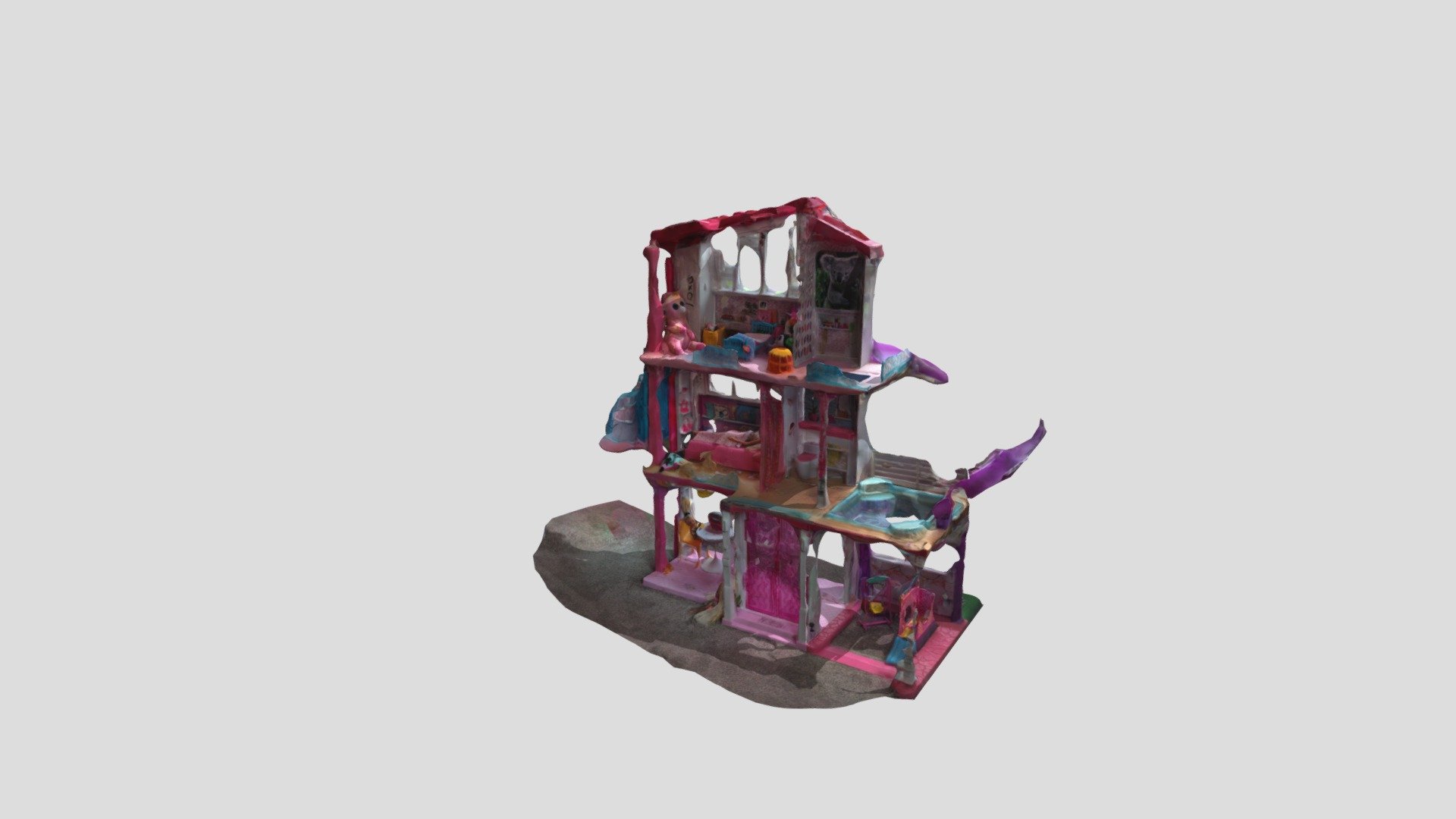 Barbie House - 3D model by interior_lab_eca [53d28bb] - Sketchfab