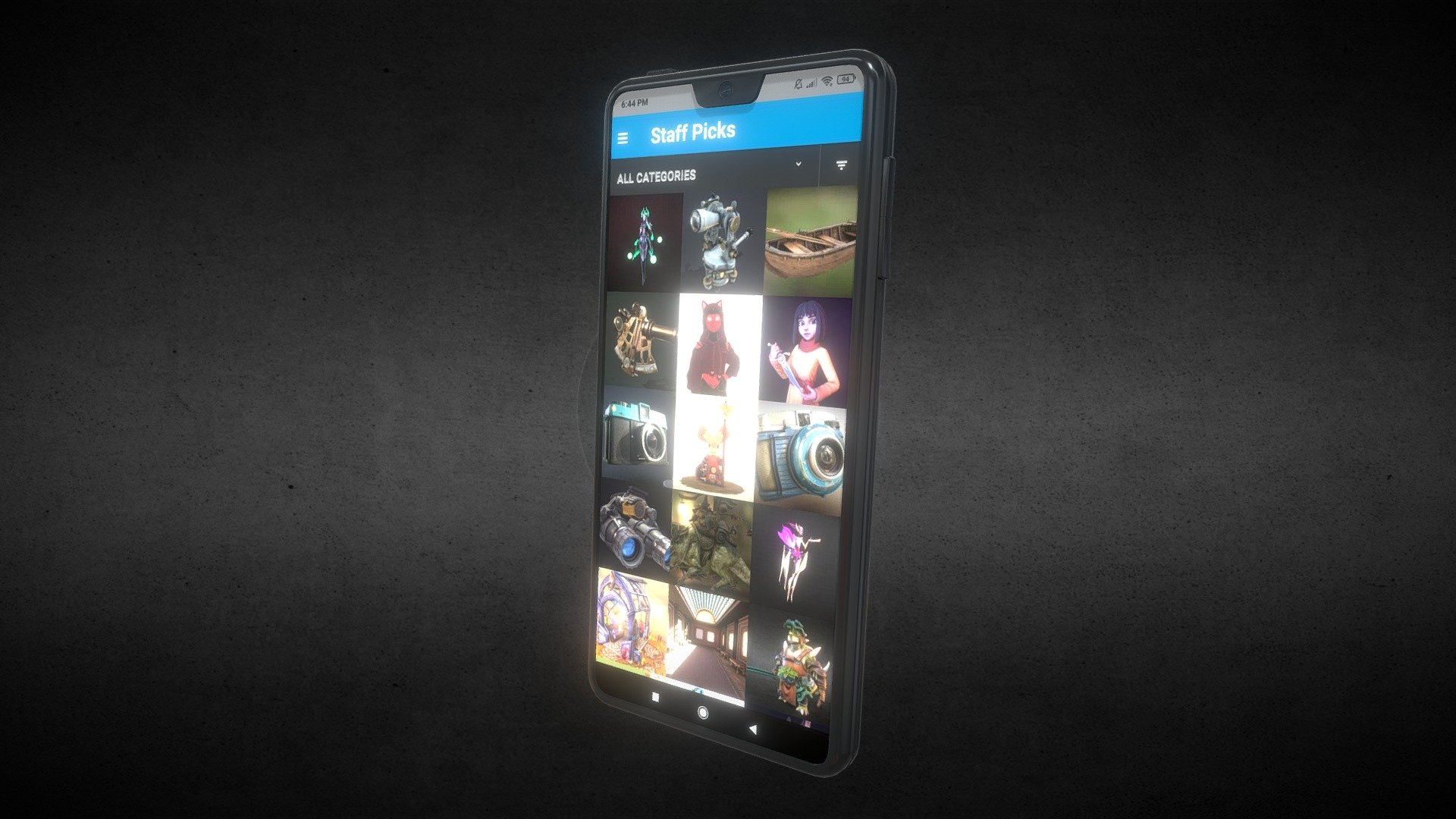 3December Day 20 Cell Phone - Download Free 3D model by defnotdan ...