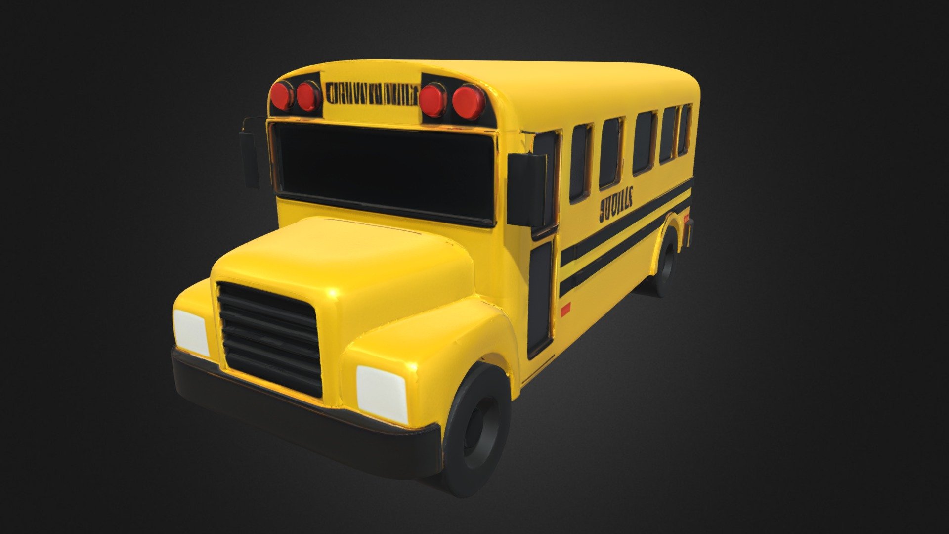 School Bus - 3D model by Gustavo Bigelli (@gubigelli) [53d47b7] - Sketchfab
