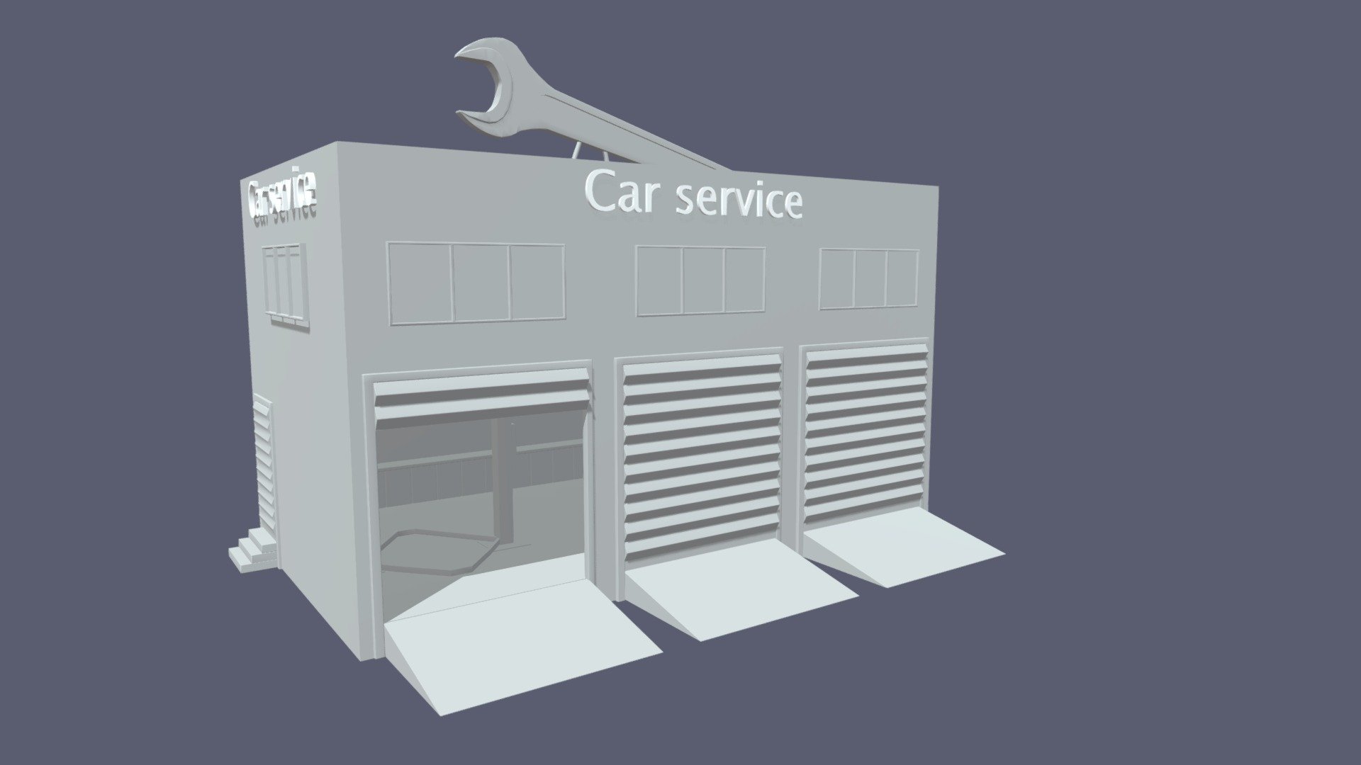Car Service - Download Free 3D model by Vladyslav Holhanov (@vladicom08 ...