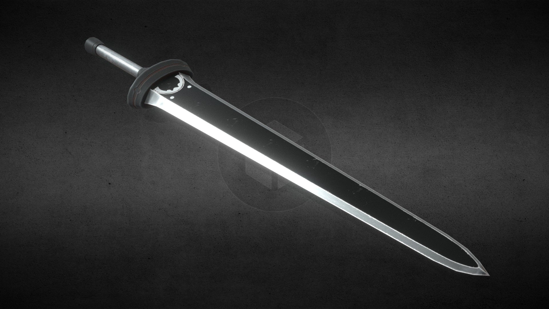 Sword Art Online Kirito Sword - 3D model by Sir Erdees (@sirerdees ...