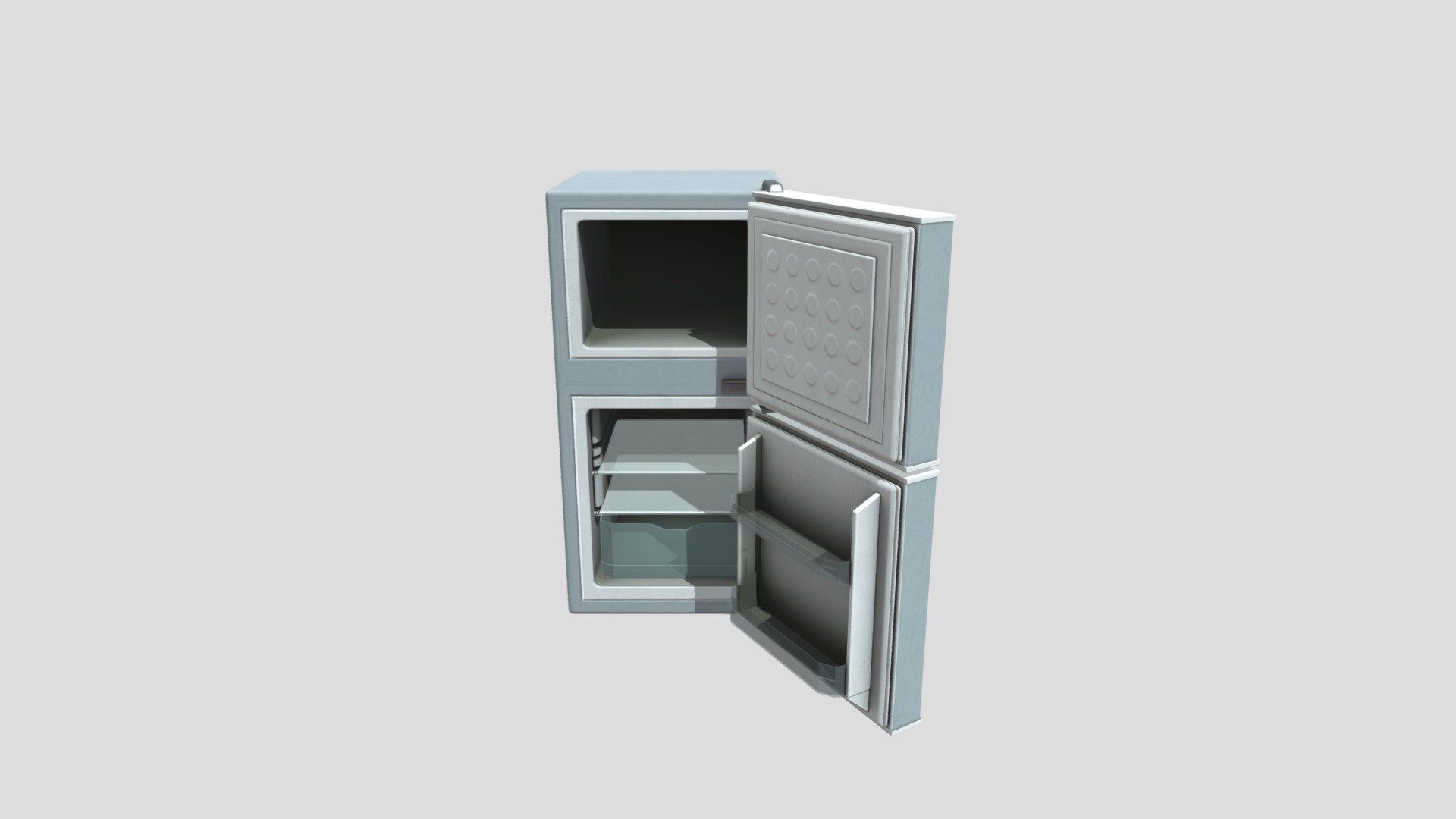mini fridge - 3D model by helllowhite [53d6f44] - Sketchfab