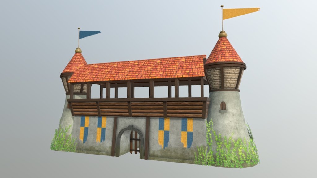 TLK Gate Model V1.2 - 3D model by yjsduwltjs [53d7ff0] - Sketchfab