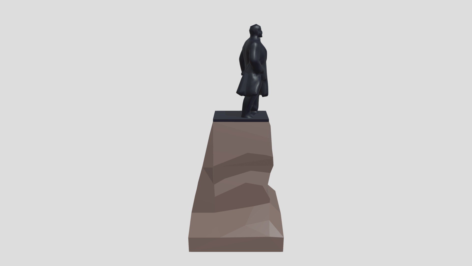 Lowpoly Lenin statue - 3D model by Denis Dubenskyy (@dubensky456 ...