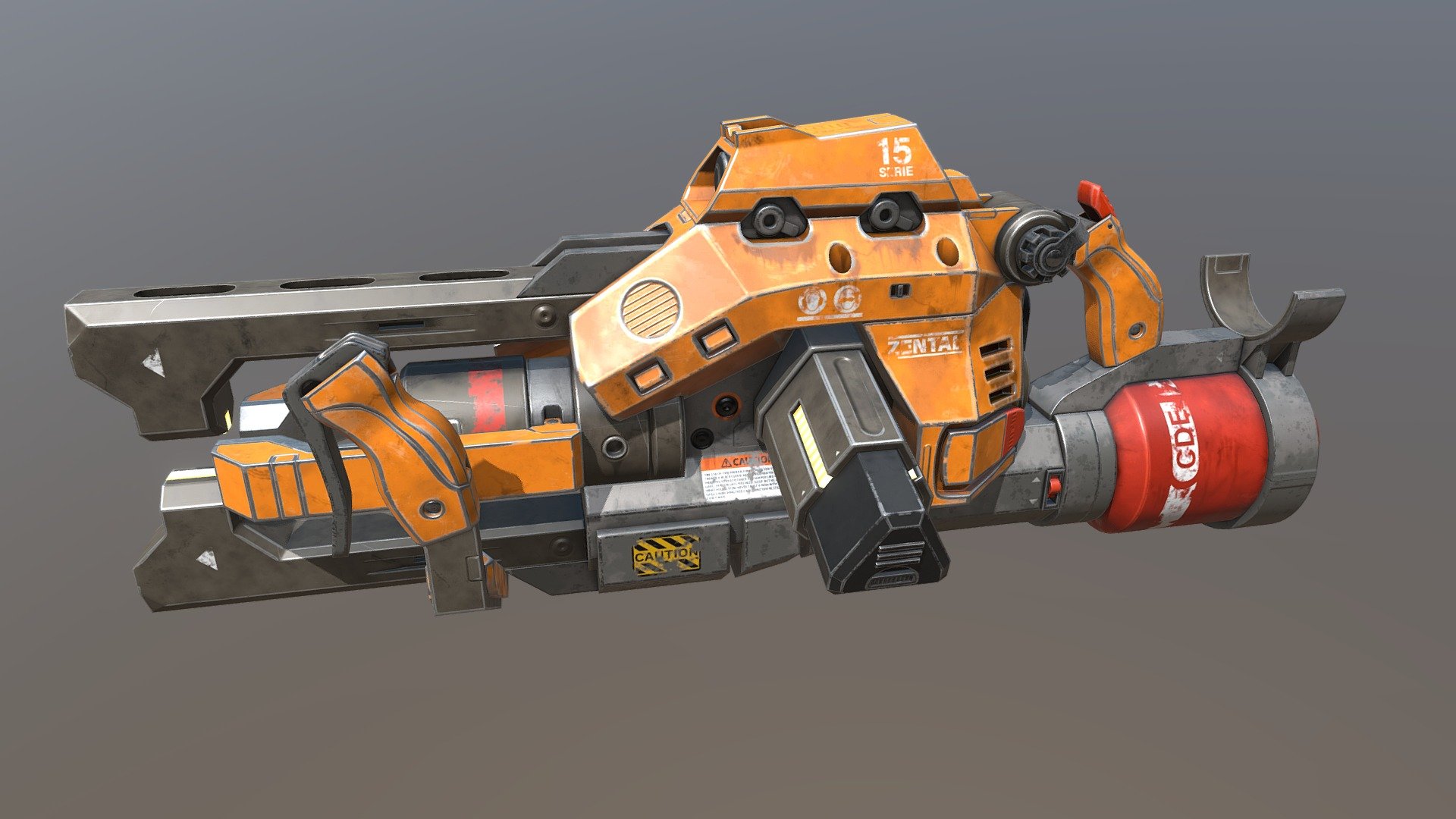 Heavy mining tool - 3D model by Alex (@i.aleksey.yakovlev) [53d912e ...