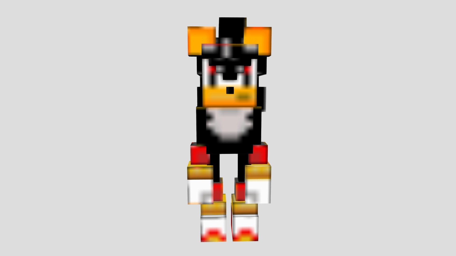 Shadow the Hedgehog (Minecraft Recreation) - 3D model by Shadow the ...