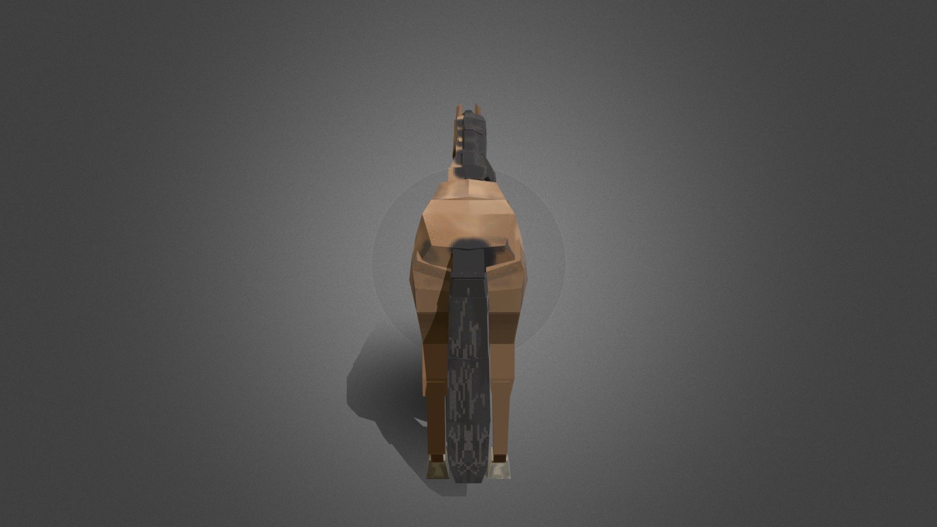 Basic Low-Poly Horse (Minecraft Style) - 3D model by Moony (@moonyxluna ...
