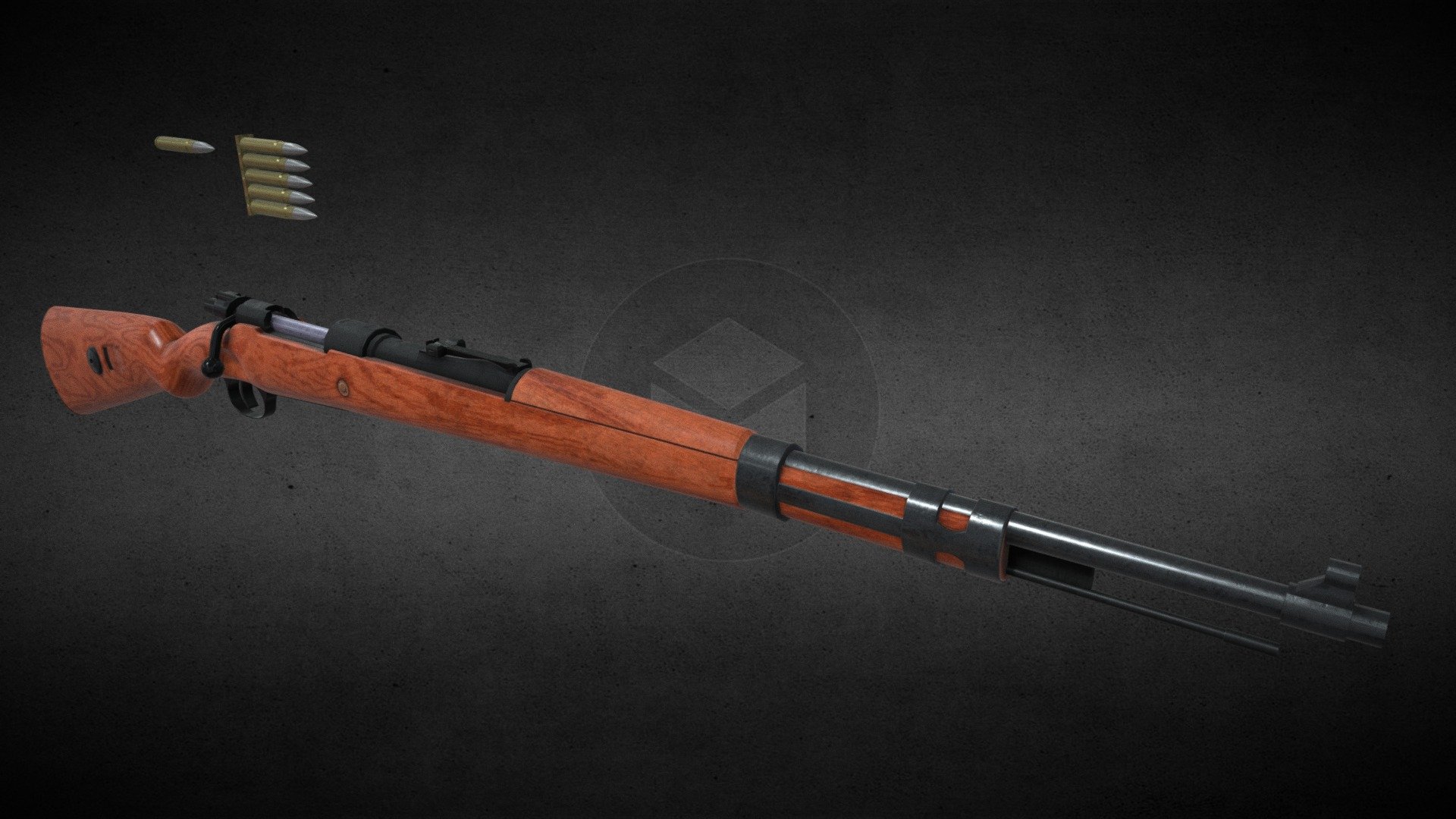 Kar98 | Karabiner 98k | WW2 German Weapon - 3D model by Batton [53ddc3b ...