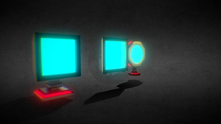 Computer-monitor 3D models - Sketchfab