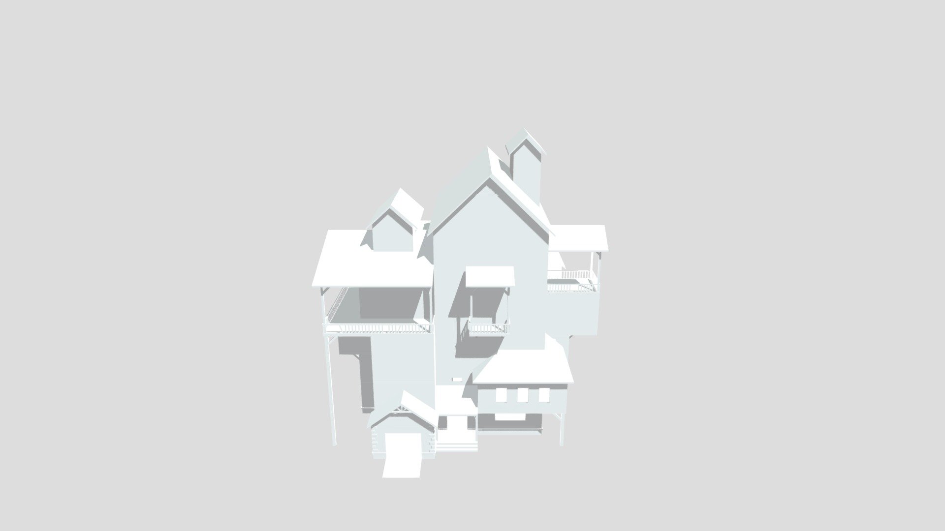 Alpha1 House Neighbor House - Download Free 3D model by Lambda Core ...