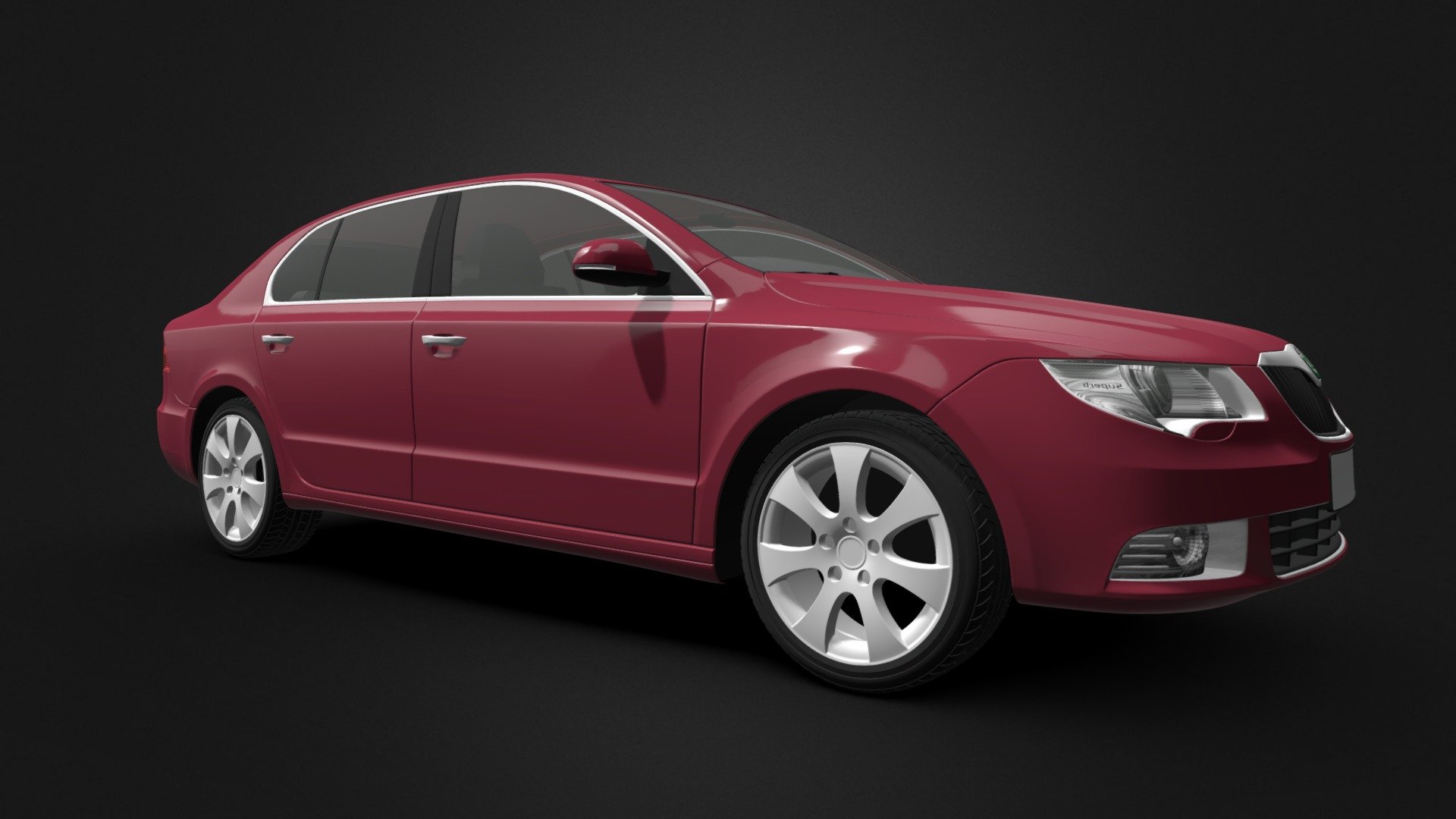 2009 Skoda Superb - Download Free 3D model by BHP3D [53dfe73] - Sketchfab