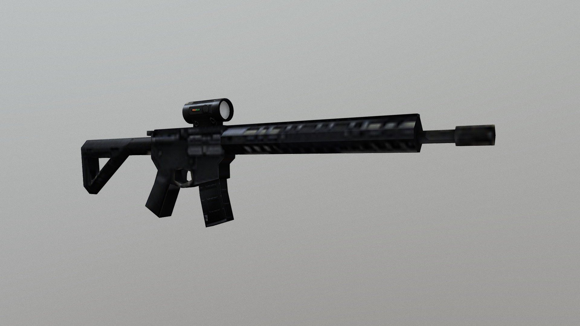 PS1 Style ar15 - Download Free 3D model by bryanv7 [53e13af] - Sketchfab