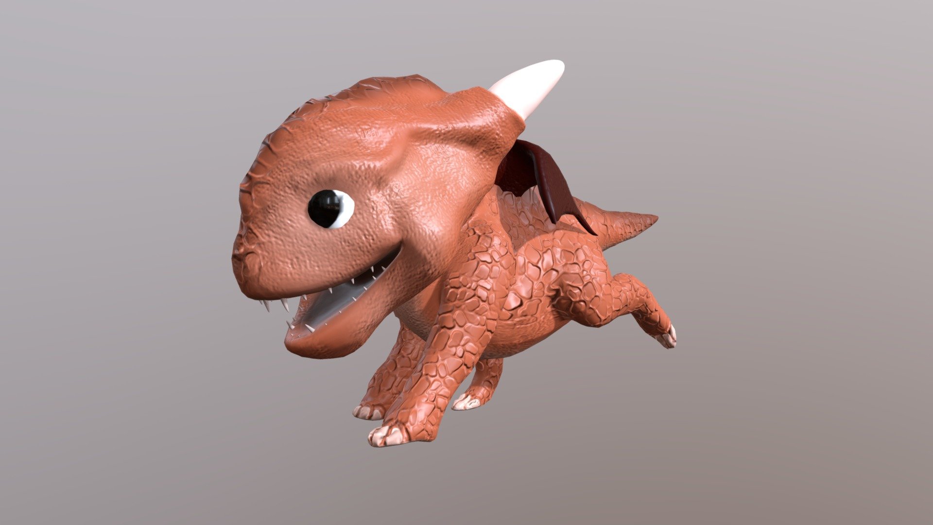 Baby Dragon - Download Free 3D model by Terricks (@talgat.shalabayev ...