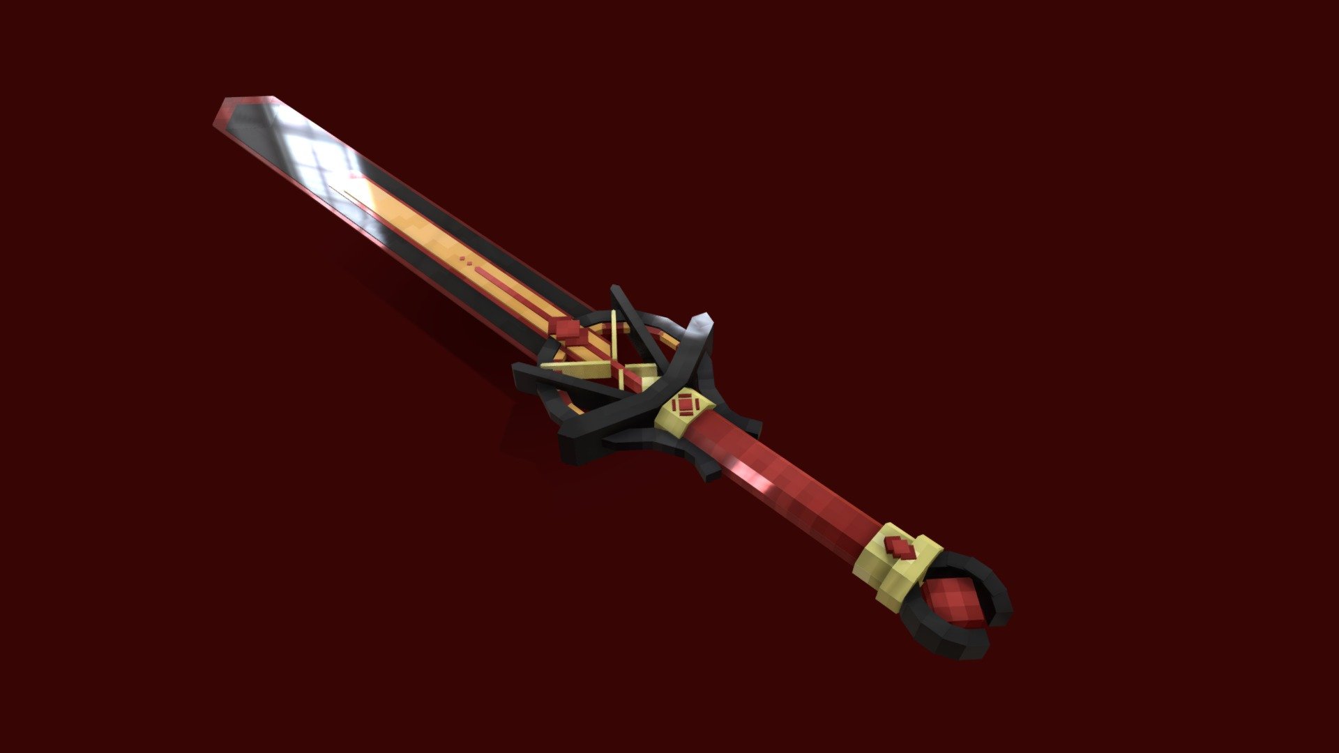 Modern Sword - 3D model by Zetabit [53e5b15] - Sketchfab
