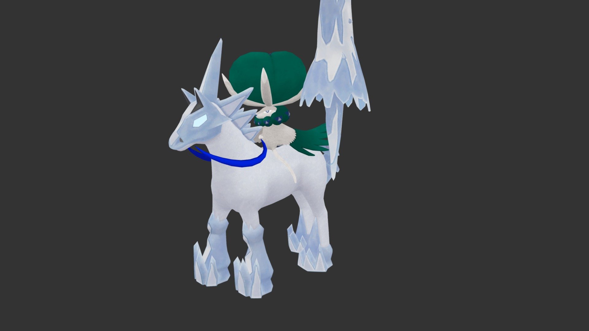 Calyrex (Ice Rider) - Download Free 3D model by Mariokart07 [53e637c ...