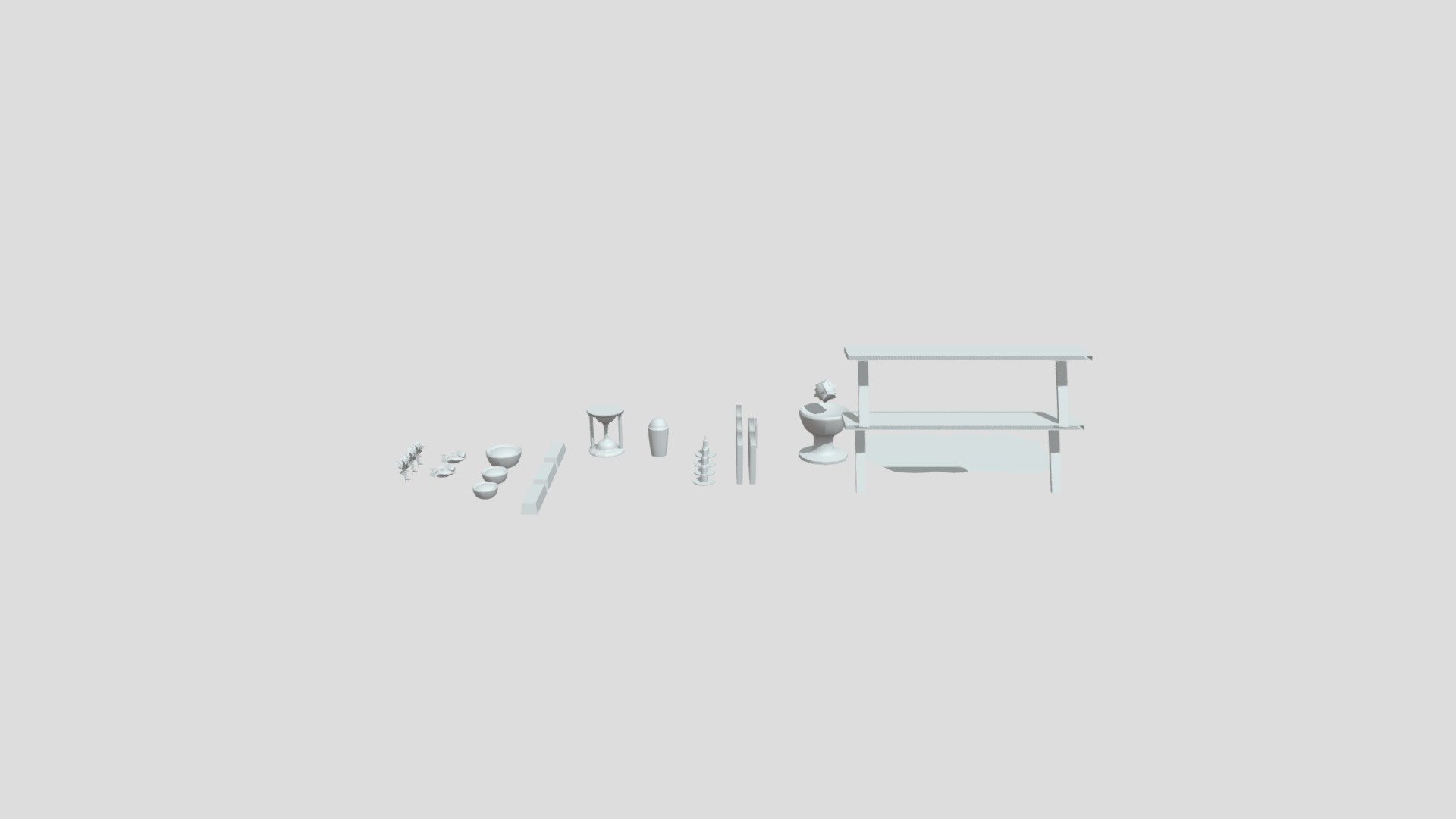Small Items - 3D model by MoistCurdle [53e64e9] - Sketchfab