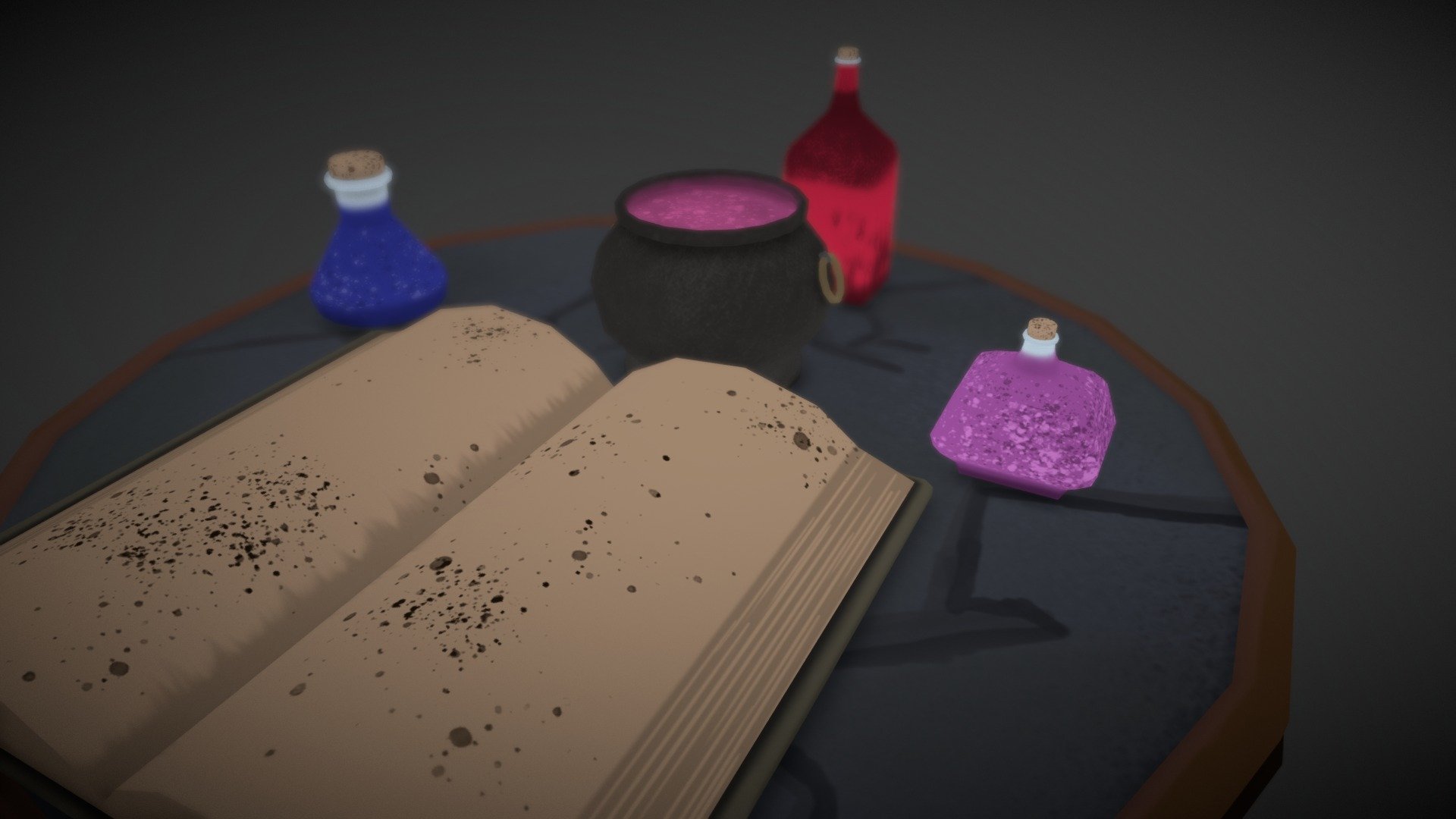 Alchemy Desk - 3D model by JT_Panda (@defaltpanda) [53e6b79] - Sketchfab