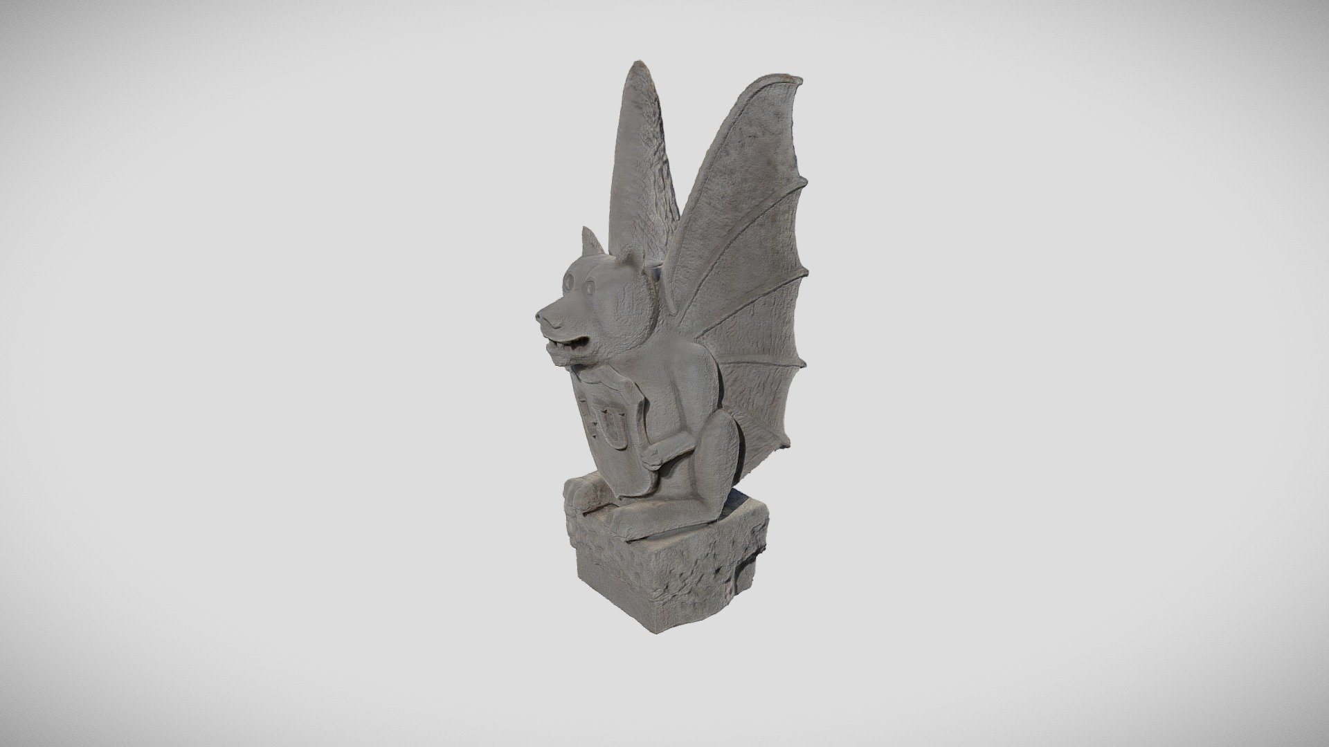 Maxwell Hall South side grotesque - 3D model by IU3D [53e8db7] - Sketchfab