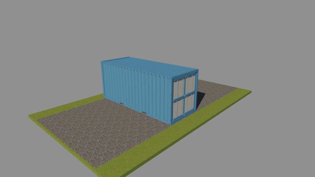 Container - 3D model by EnergyRun [53ea2f0] - Sketchfab