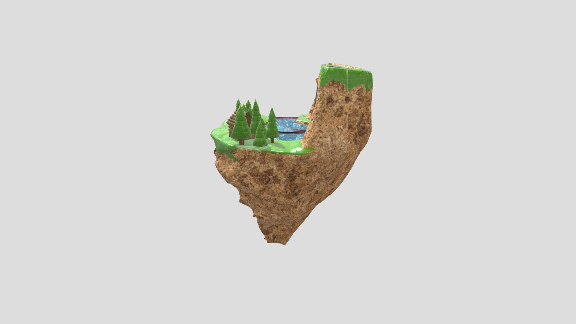 Floating Island - 3D model by XanderMasters_NextGen [53ea7f2] - Sketchfab