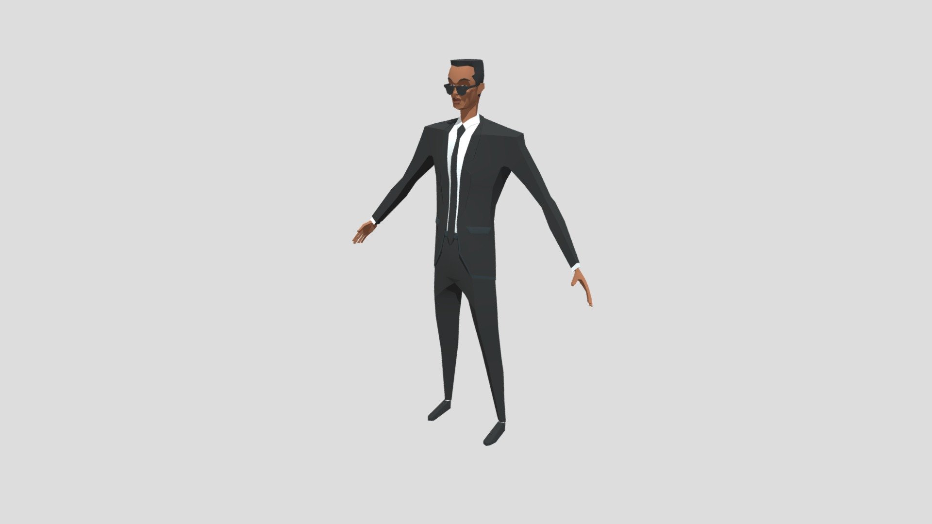 Agent J - 3D model by top_3d (@galagad) [53ec150] - Sketchfab