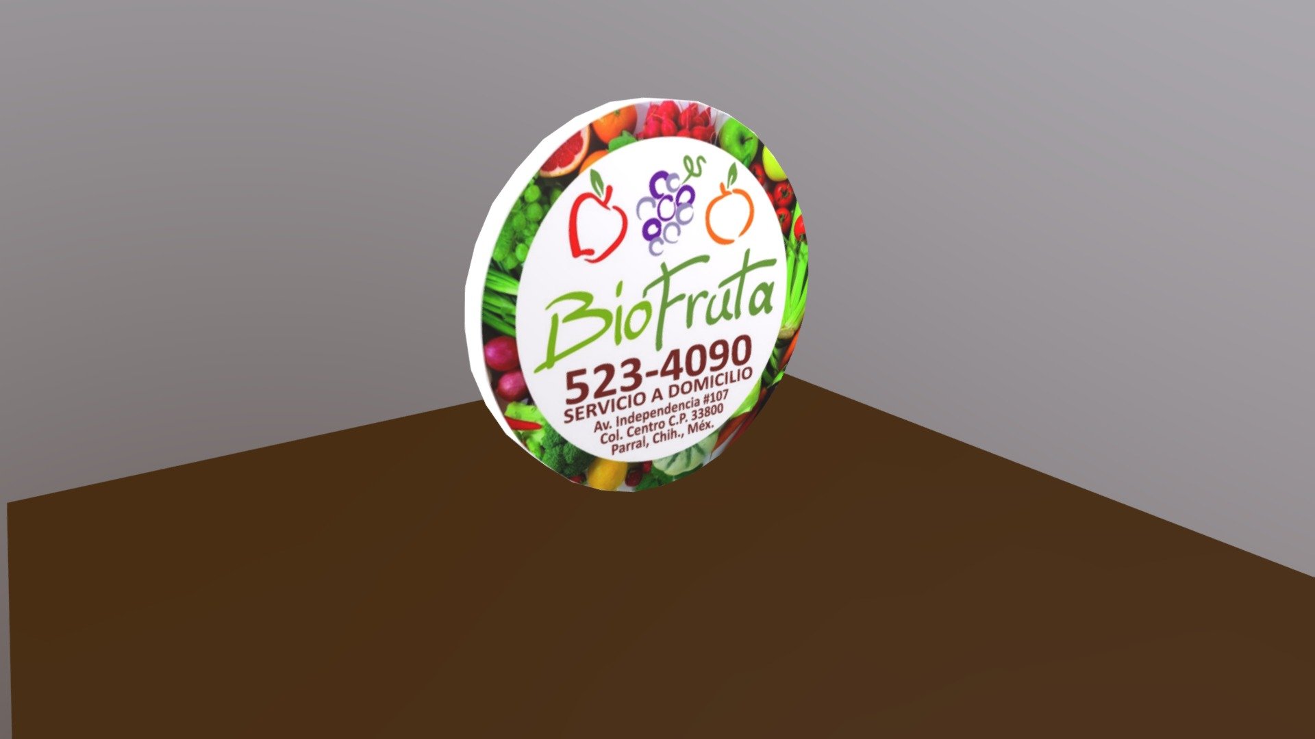 Bio- Fruta - Download Free 3D model by Helpin 3D (@ricardo.aqf ...
