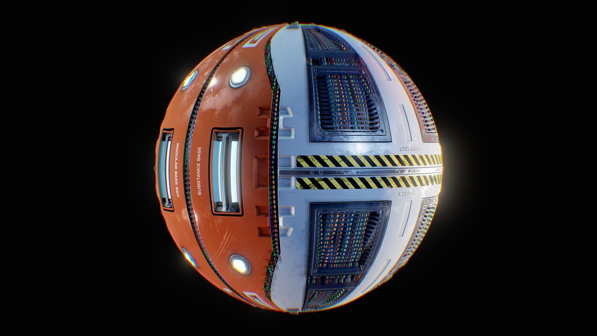 Substance Base Sci-Fi Panel Material - 3D model by O' Willy (@owilly ...