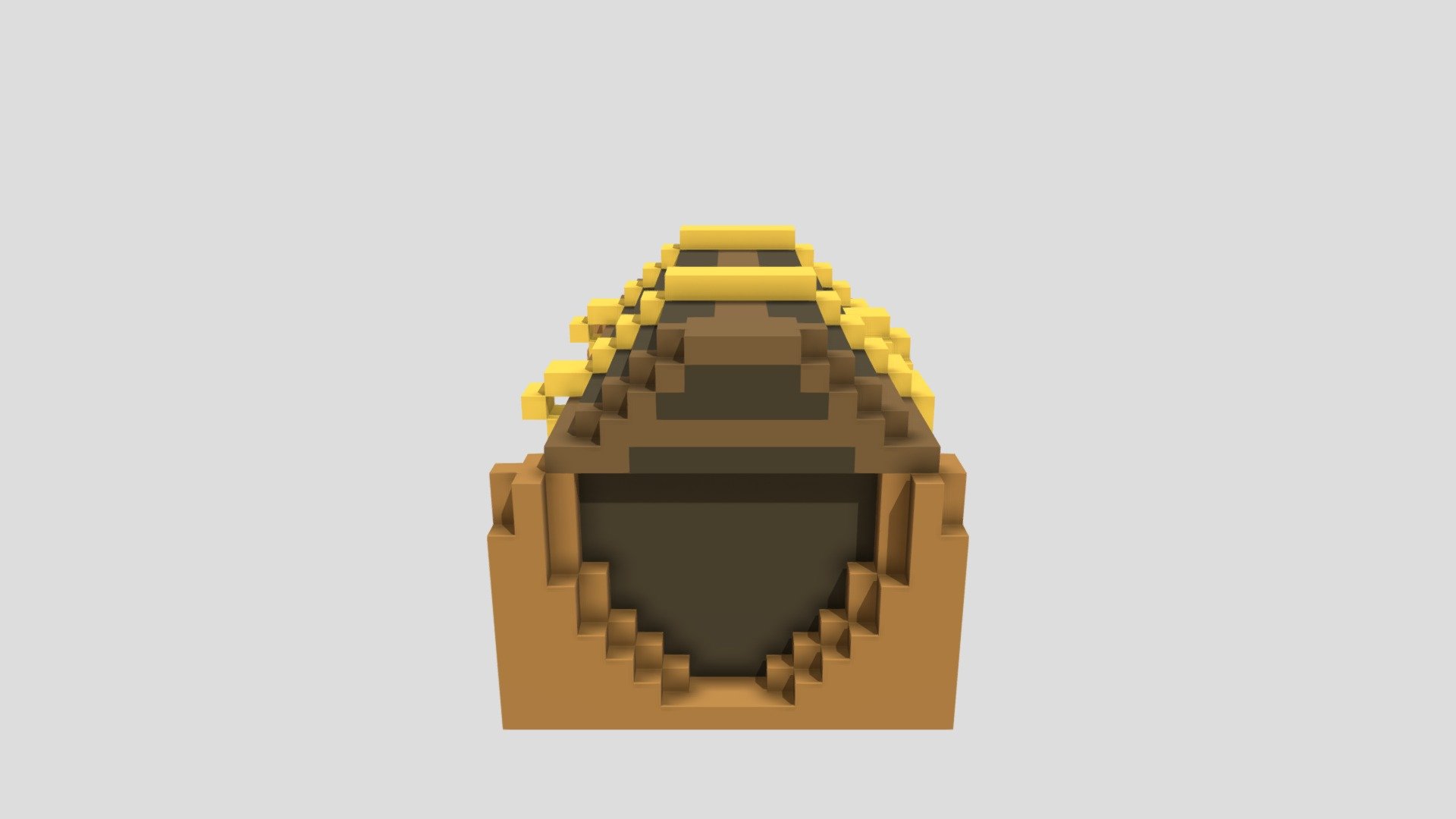 [VOXEL] 3D chest - Download Free 3D model by kaiserx [53ef3d8] - Sketchfab