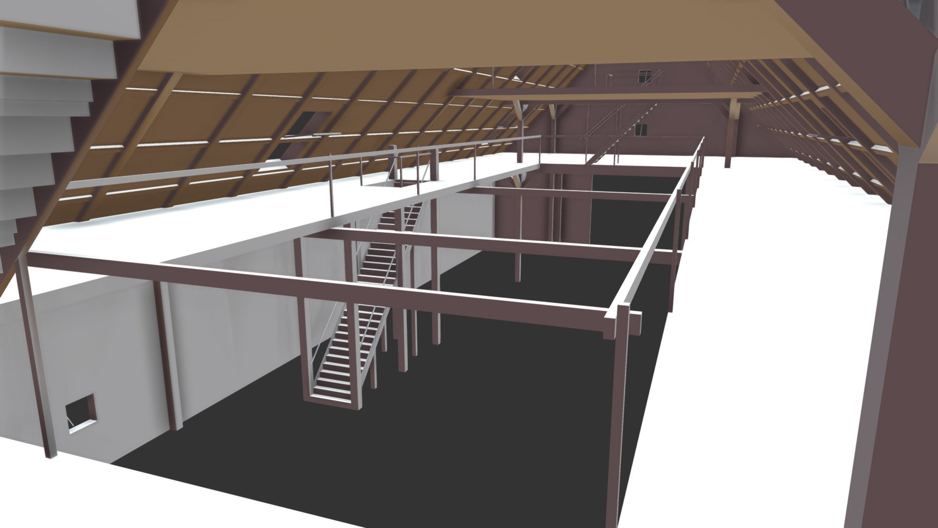 Barn with gate system - 3D model by Daniel (@Dani3l2021) [53f56fa ...